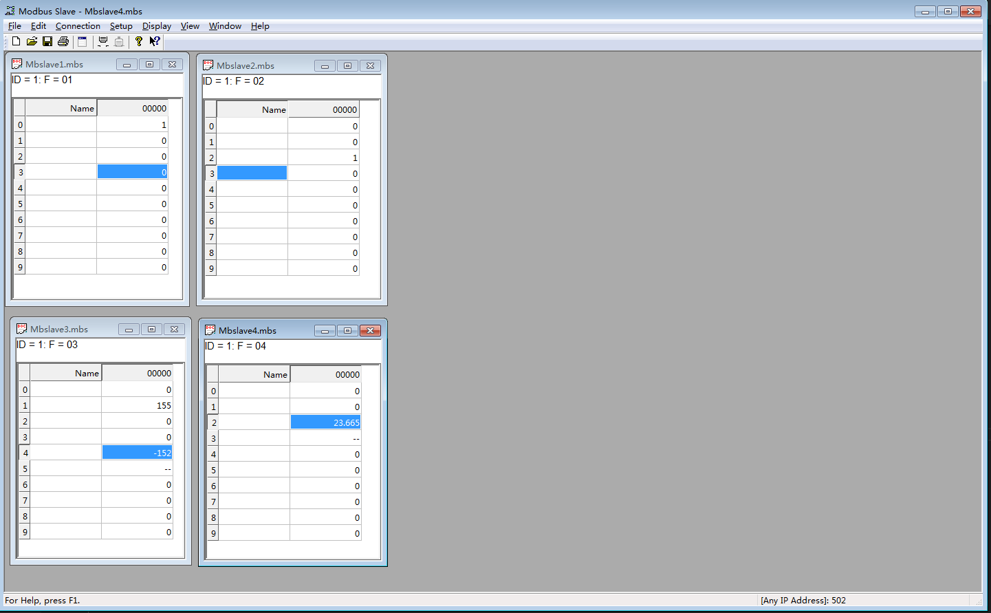 Modbus数据中台在线运行示例 Modbus物联网设备数据一键对接 易景数据中心esmapdc数据中台